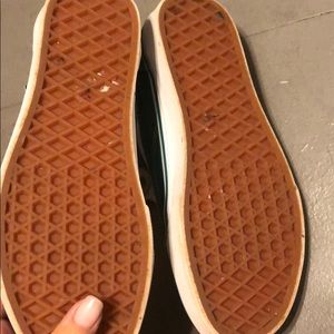 Vans | Shoes | Custom Rose Embroidered Green Vans | Poshmark